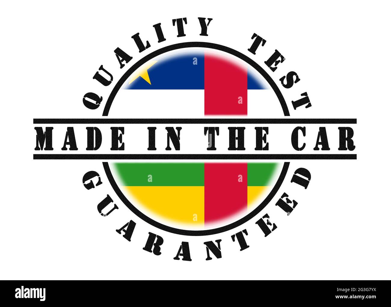 Quality test guaranteed stamp Stock Photo - Alamy