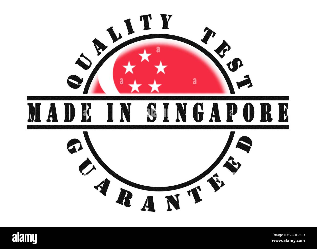 Quality test guaranteed stamp Stock Photo - Alamy