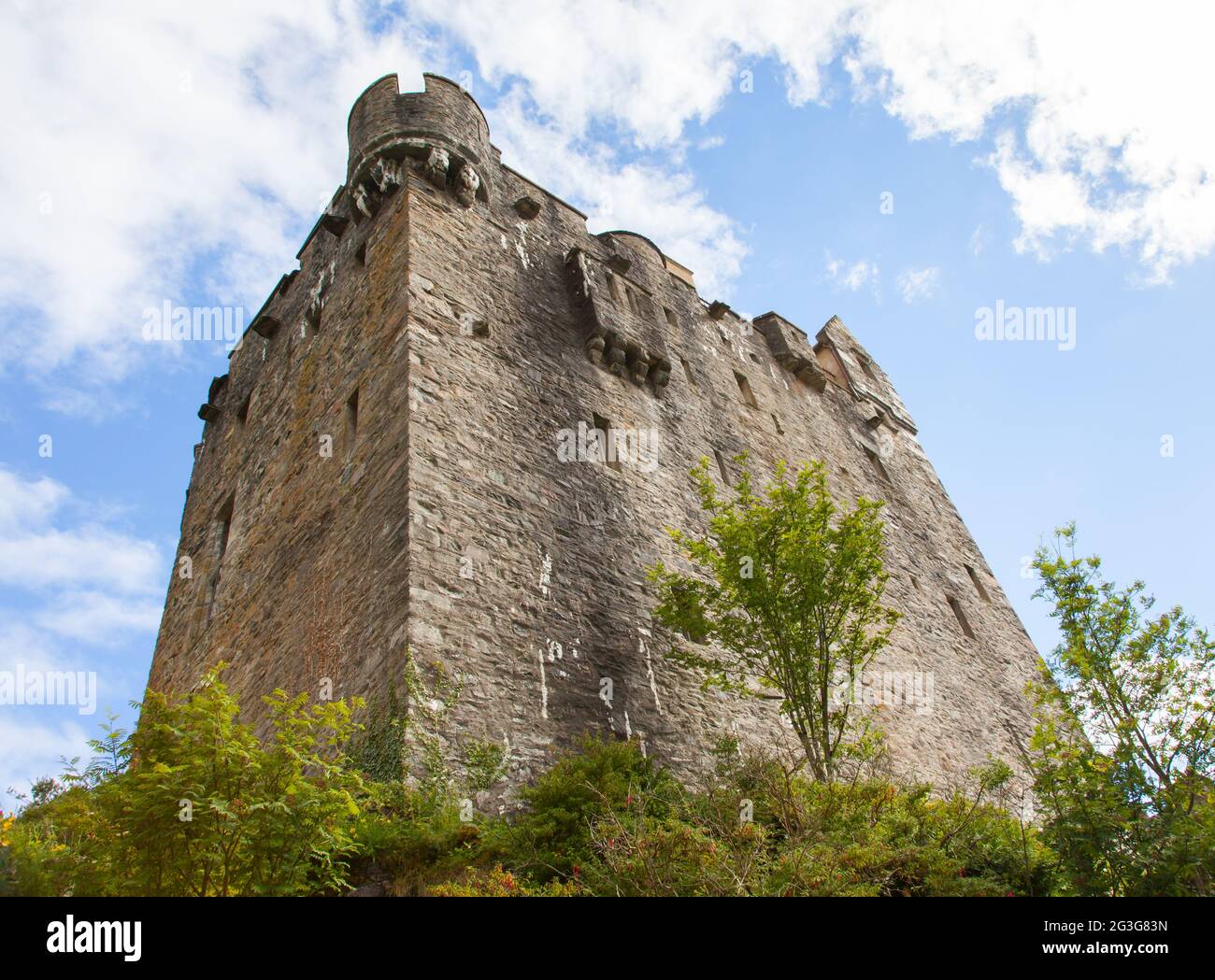 Ruins of an old castle Stock Photo - Alamy