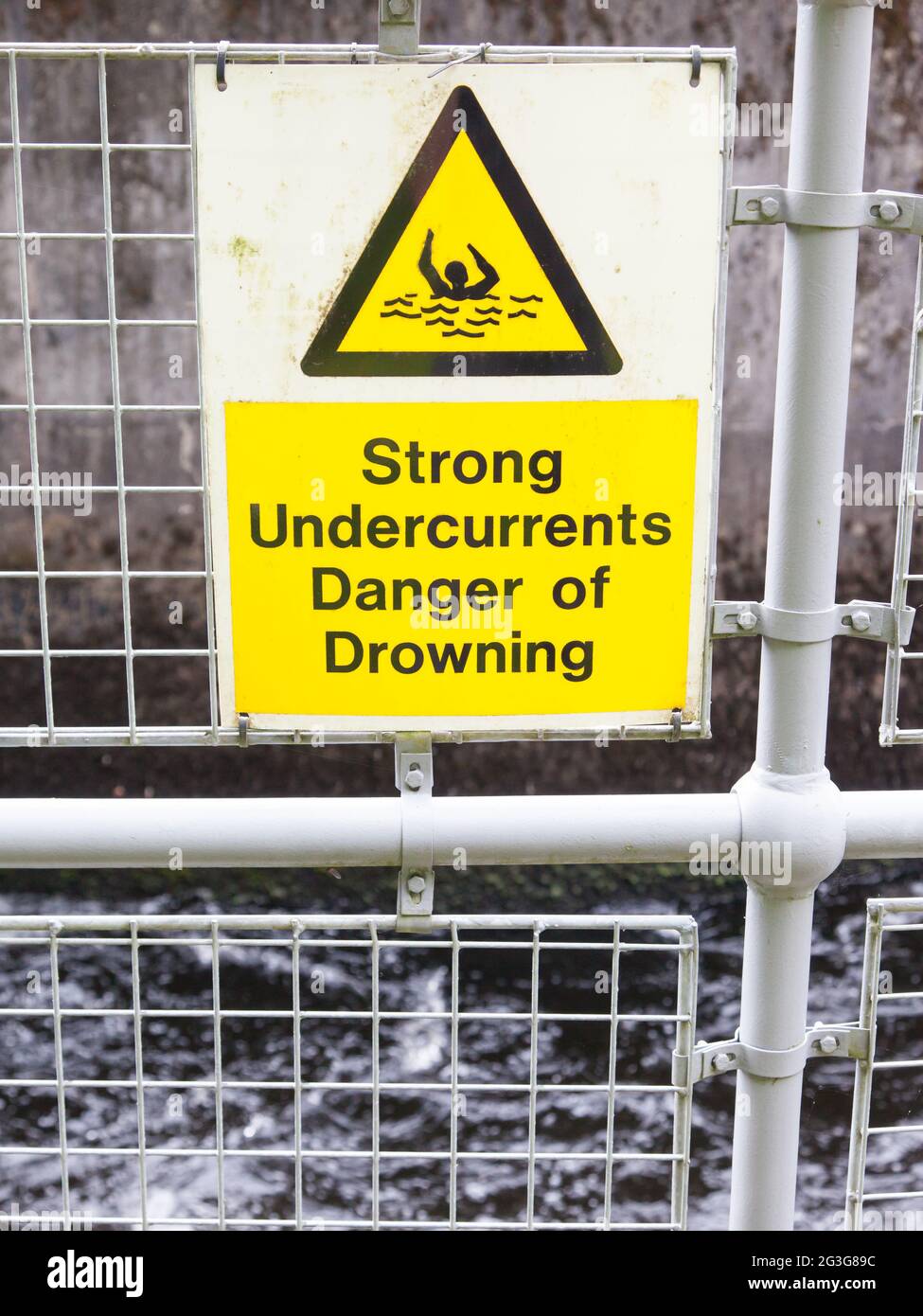 Water hazard signs Stock Photo - Alamy