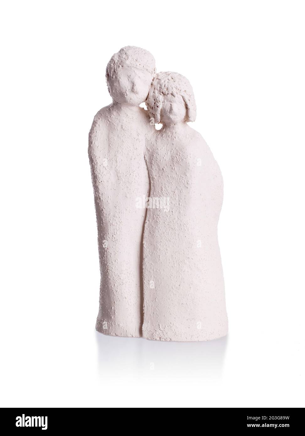 Clay statue of a couple Stock Photo - Alamy