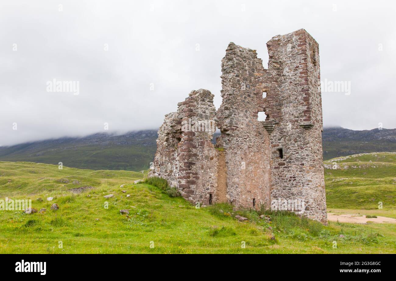 Ruins of an old castle Stock Photo - Alamy