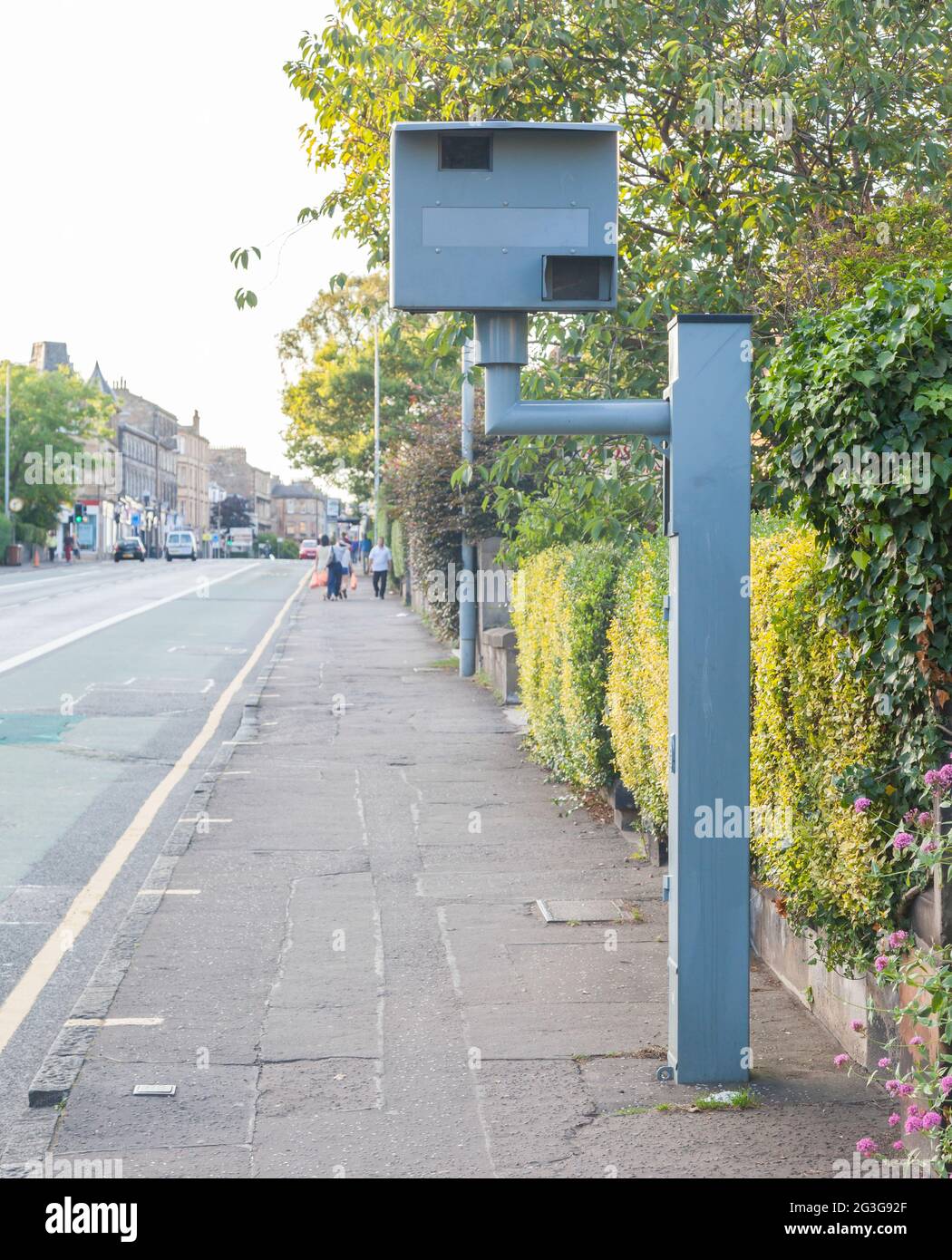 UK static speed camera Stock Photo - Alamy