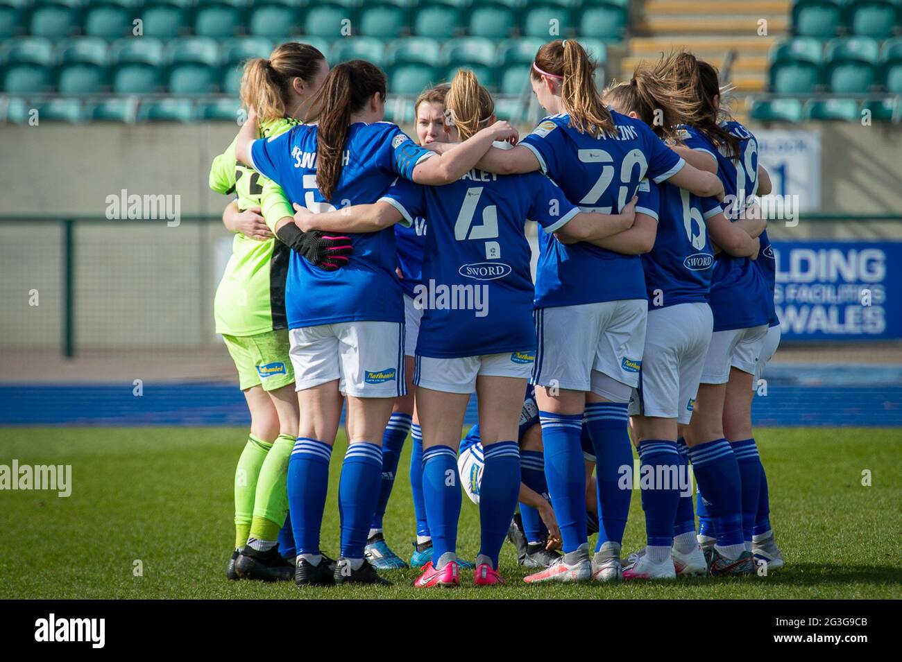 Cardiff, Wales 14 March 2021. Orchard Welsh Premier Womens Football ...