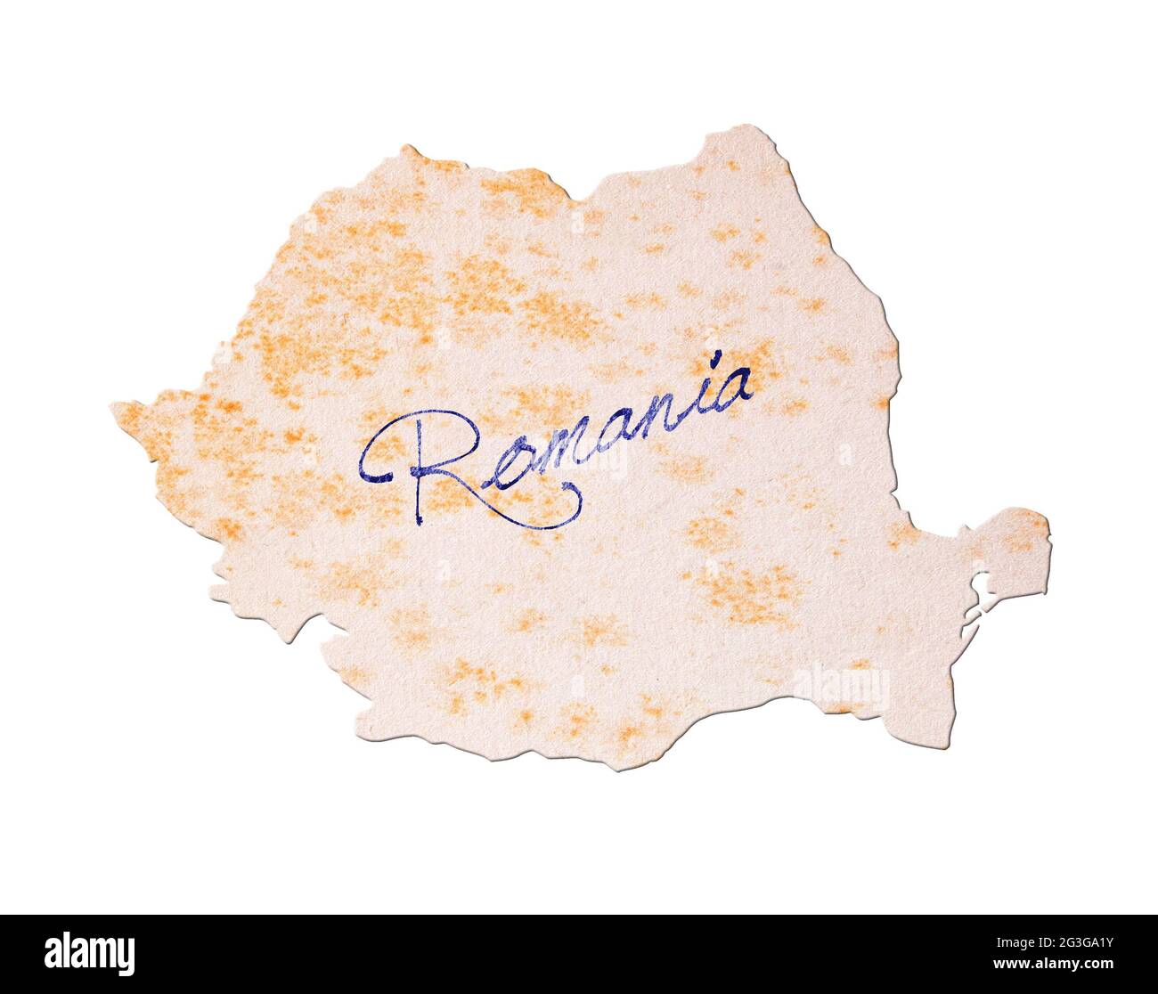 Old romania map Cut Out Stock Images & Pictures - Alamy