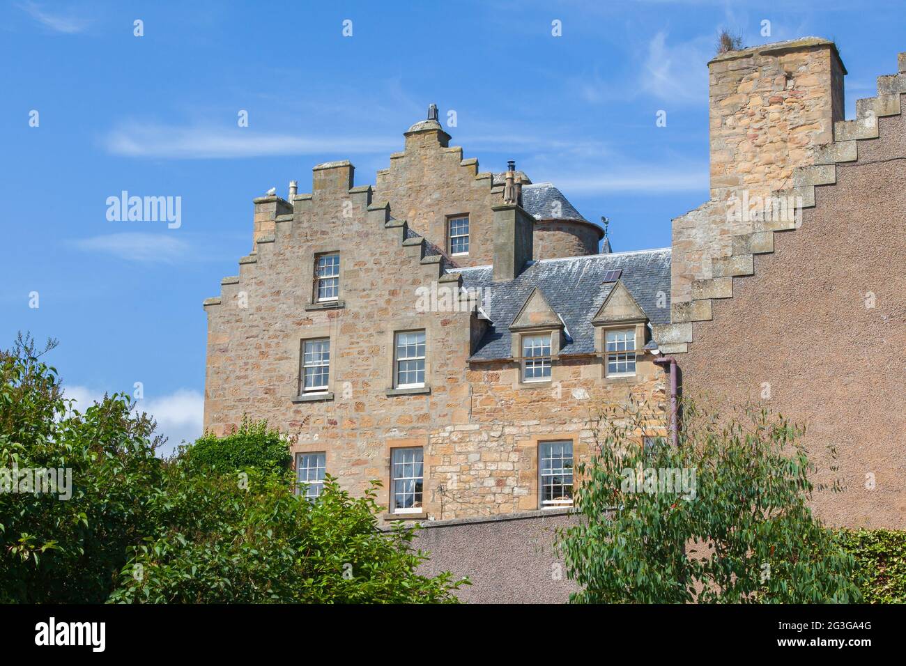 Beautiful old Scottish country house Stock Photo - Alamy