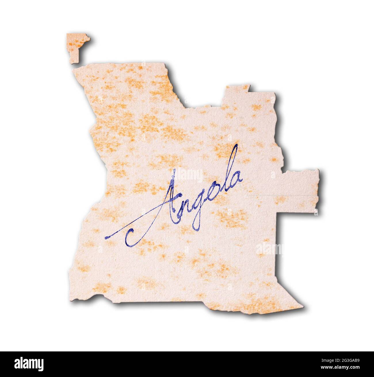 Old map of angola hi-res stock photography and images - Alamy