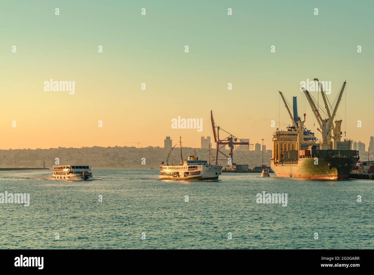 Freighter ship in istanbul hi-res stock photography and images - Alamy