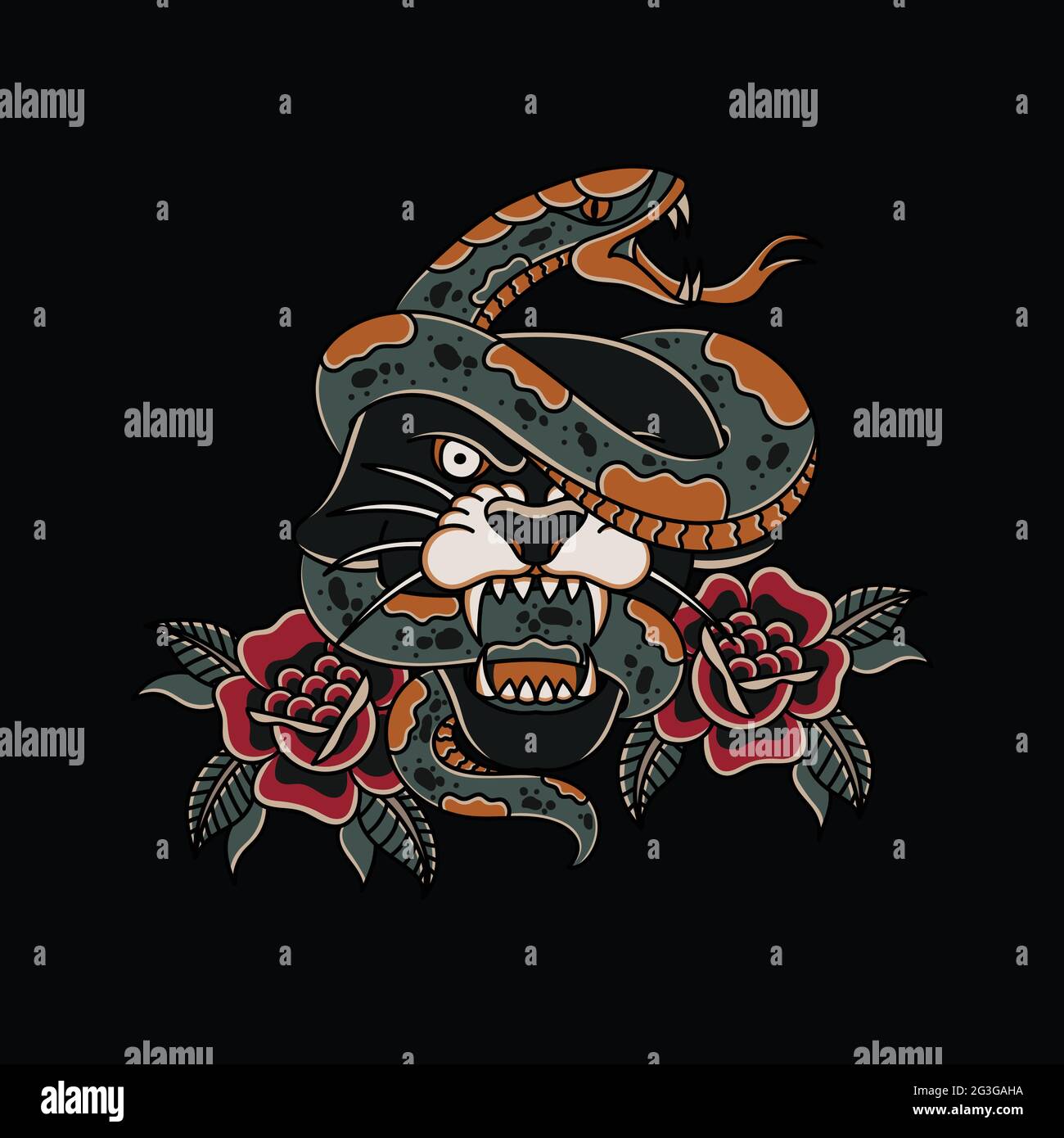 Traditional Snake Head Flash