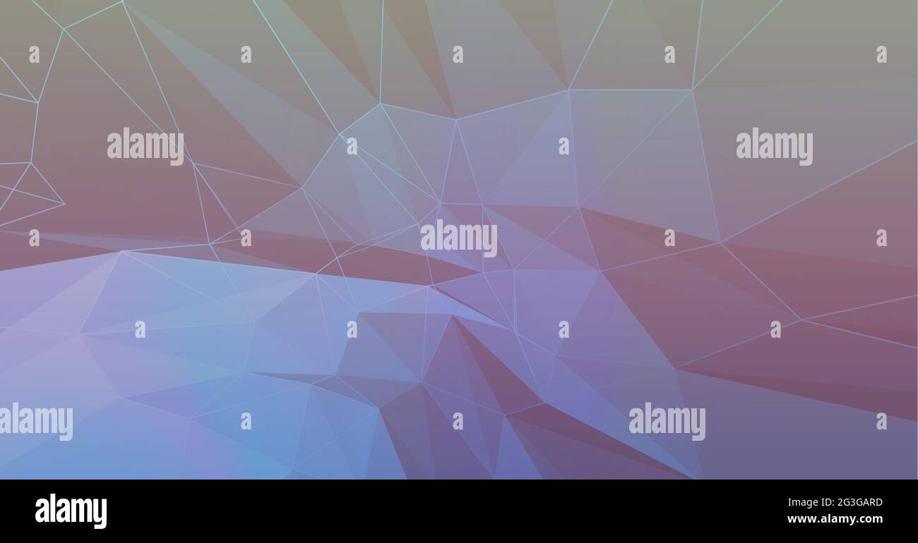 Digitally generated image of blue plexus networks against gradient ...