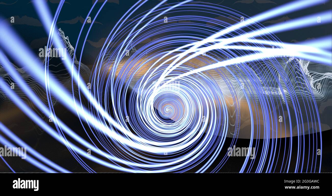 Light blue spiral hi-res stock photography and images - Alamy