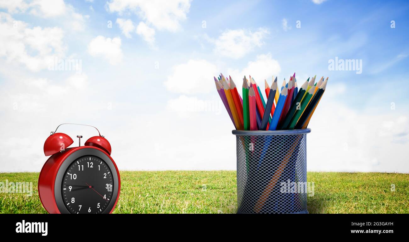 Multiple clock background hi-res stock photography and images - Alamy