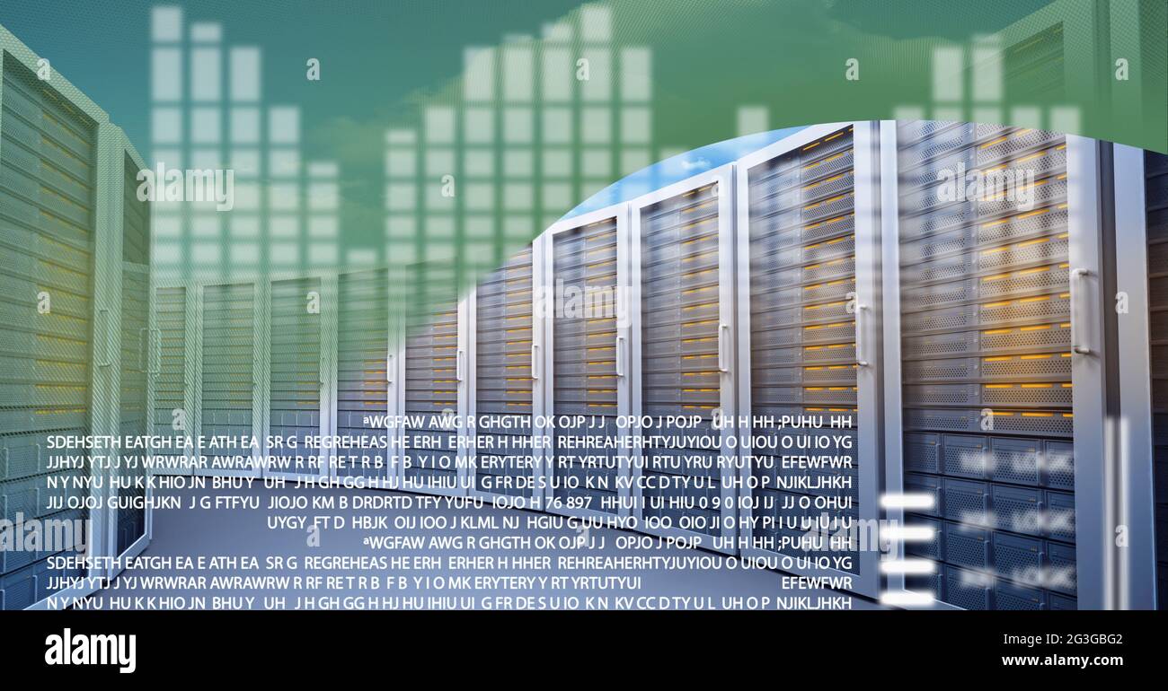 Data processing over multiple computer servers against green technology ...