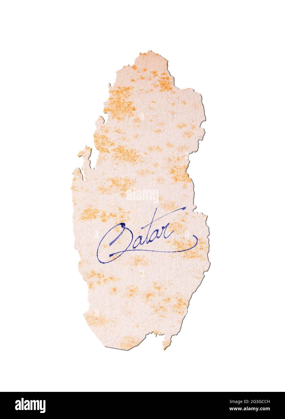 Old paper with handwriting - Qatar Stock Photo - Alamy