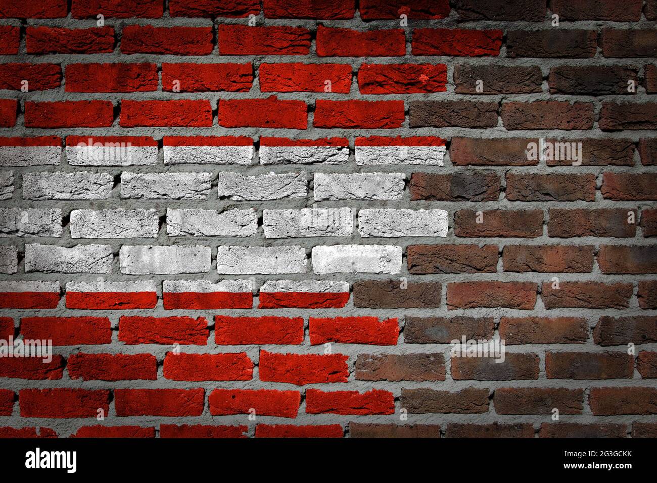 Dark brick wall - Austria Stock Photo - Alamy