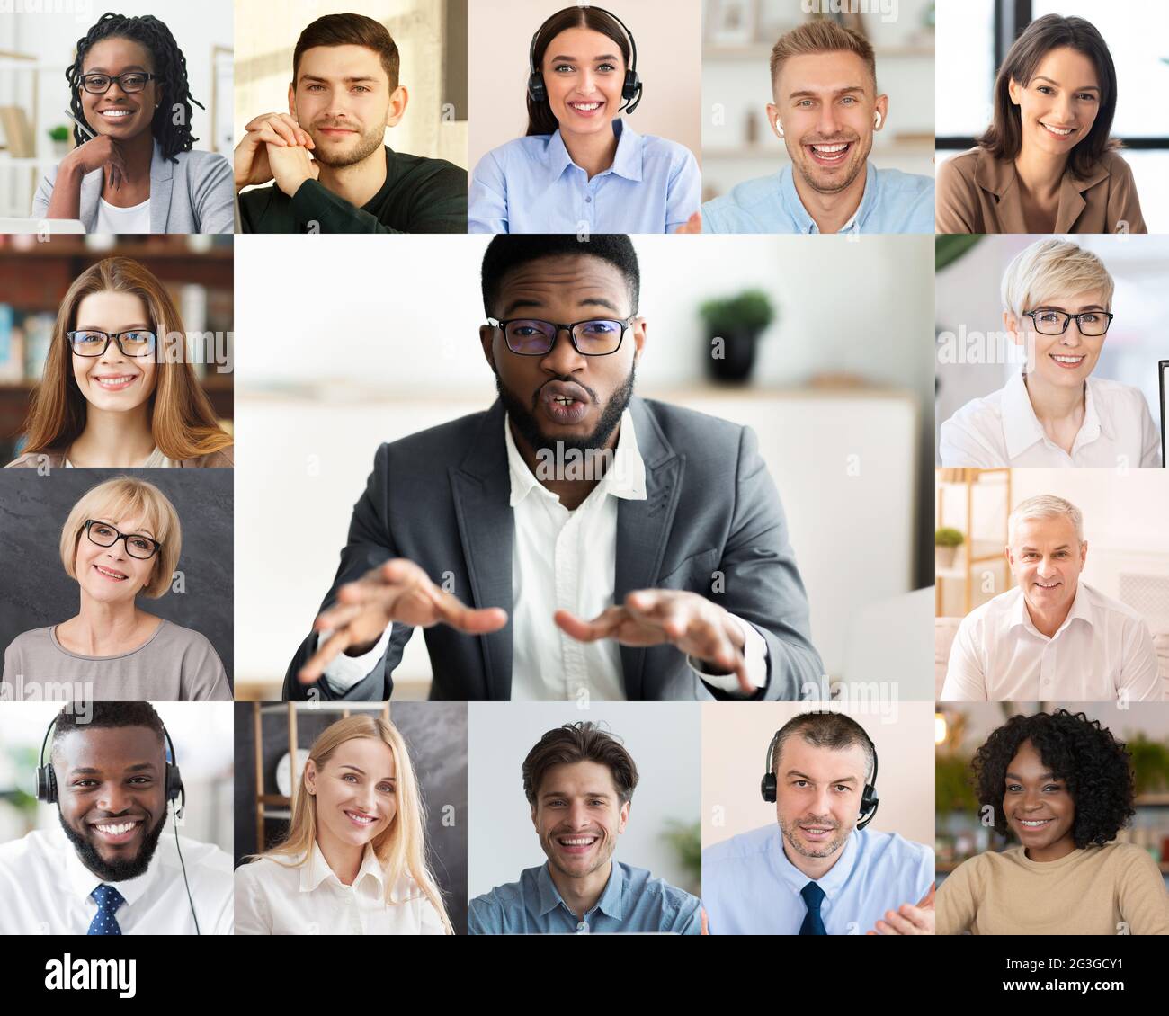 Business People Collage