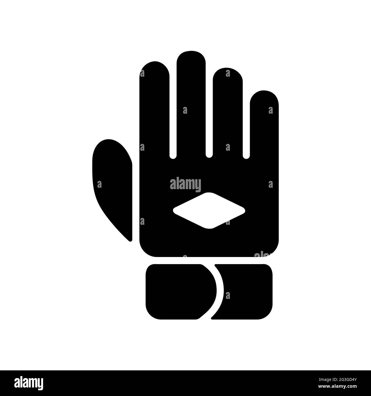 Work glove vector glyph icon. Construction, repair and building. Graph ...