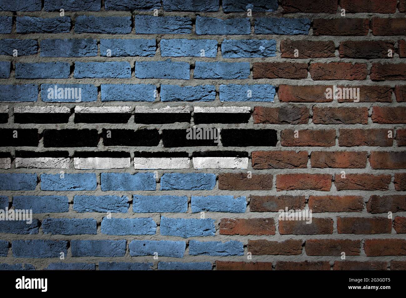 Dark brick wall - Botswana Stock Photo - Alamy