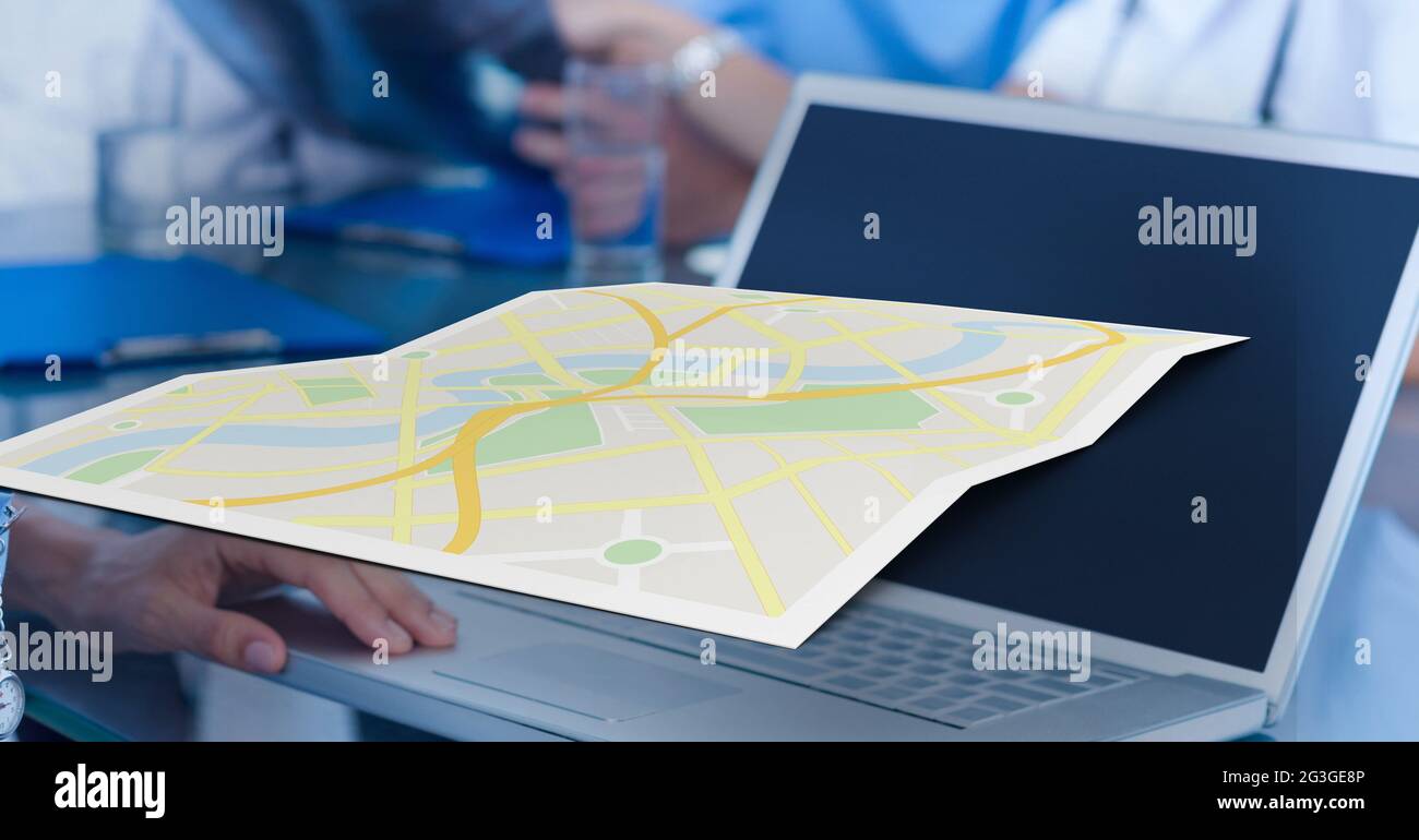 Navigation map hi-res stock photography and images - Alamy
