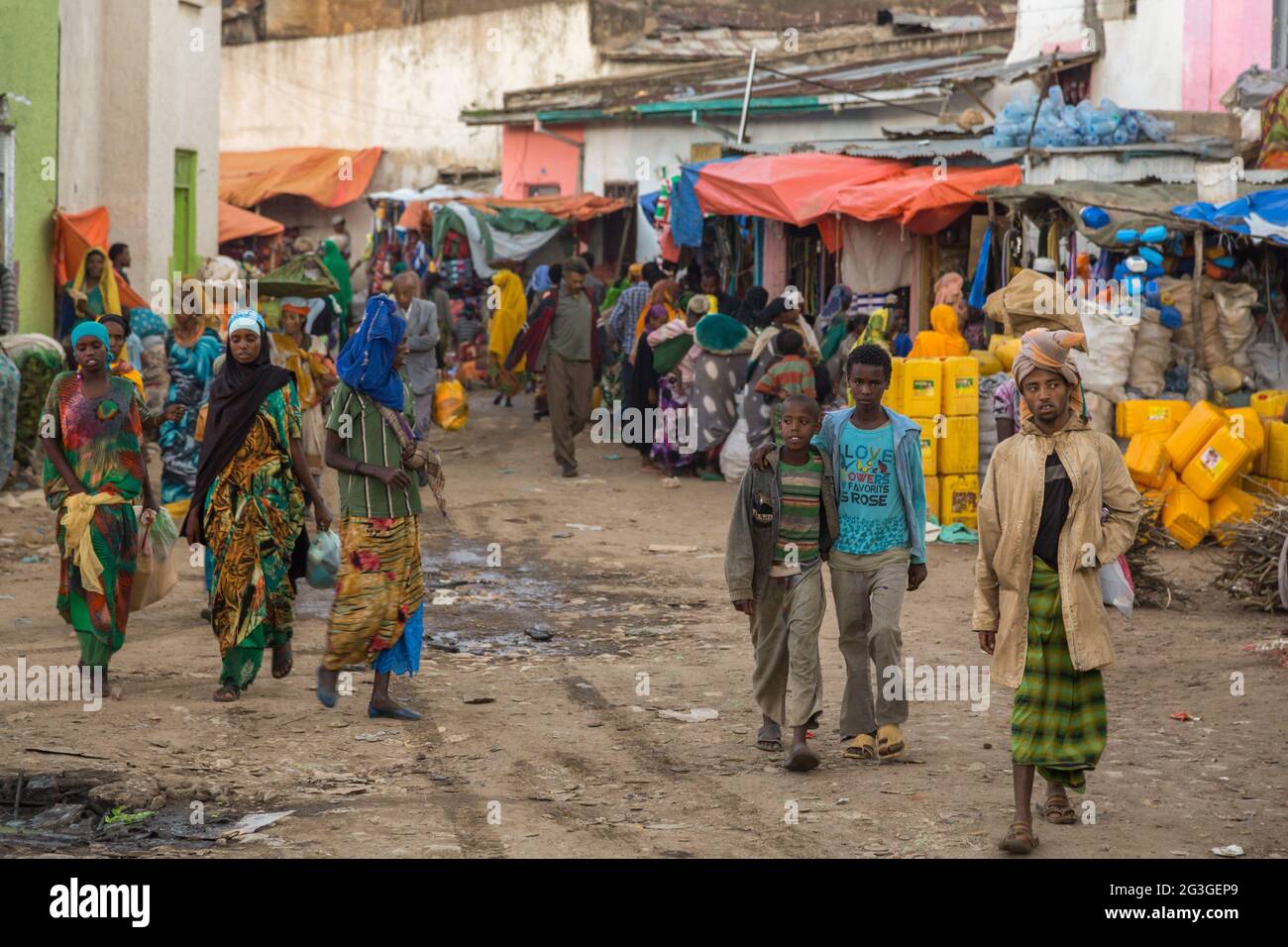 Harar ethiopia city wall hi-res stock photography and images - Alamy