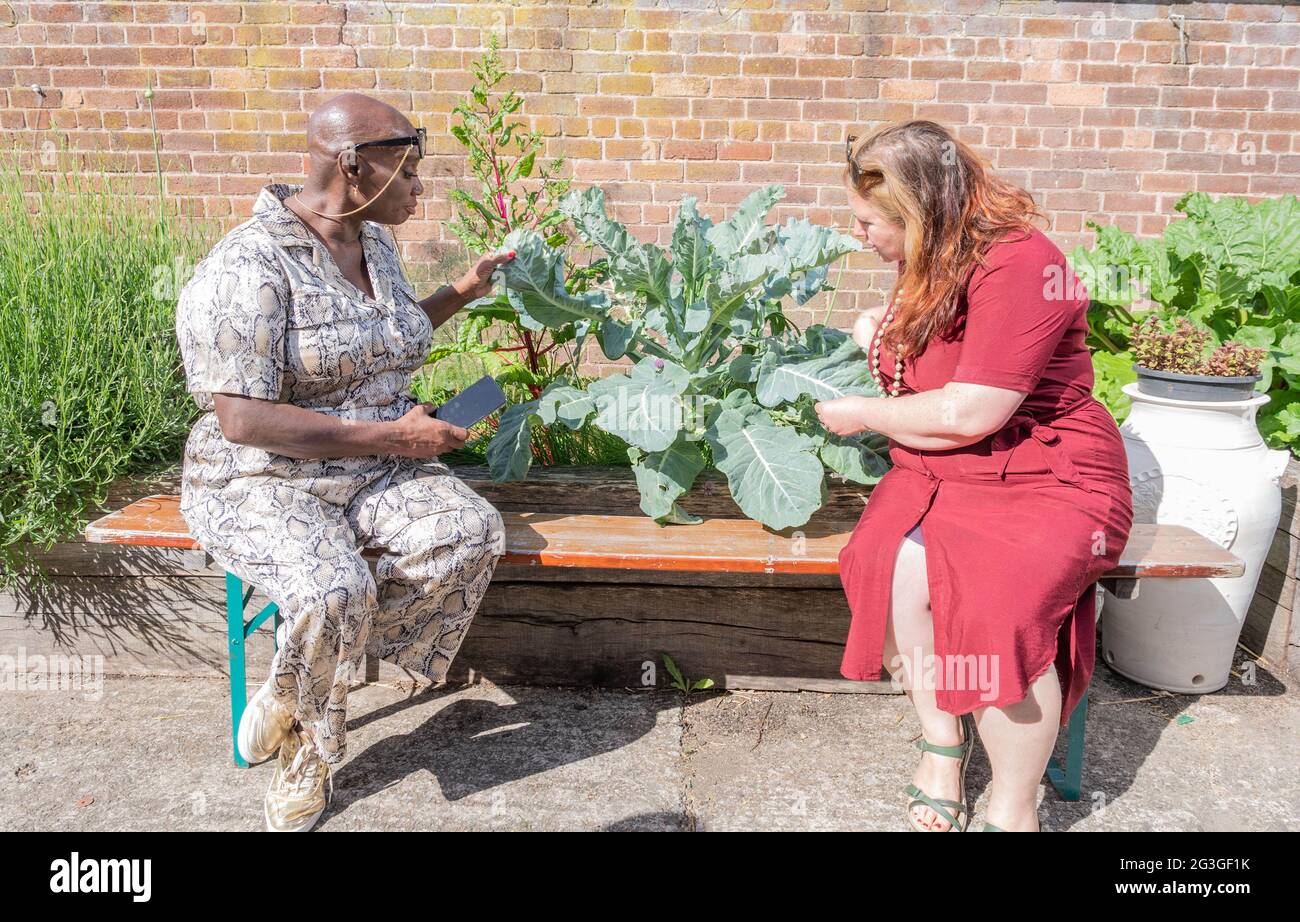 EDITORIAL USE ONLY (Left to right) Television presenter and chef, Andi ...