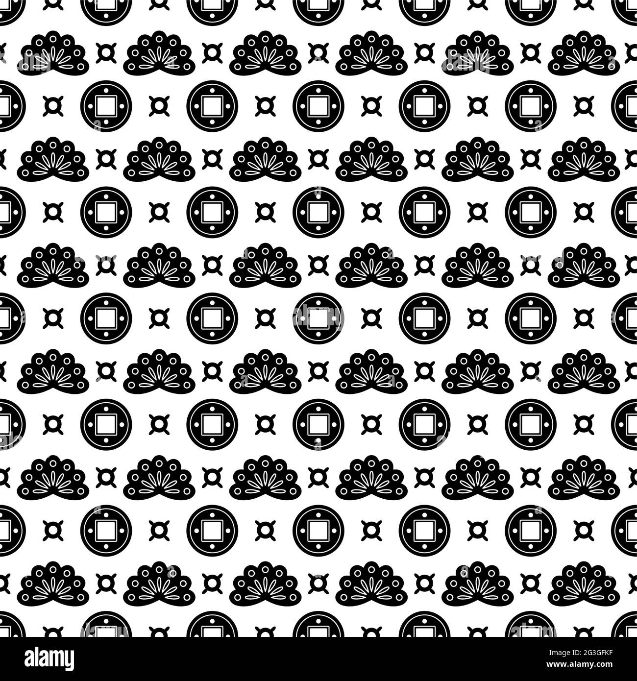 Coin patterns Black and White Stock Photos & Images - Alamy