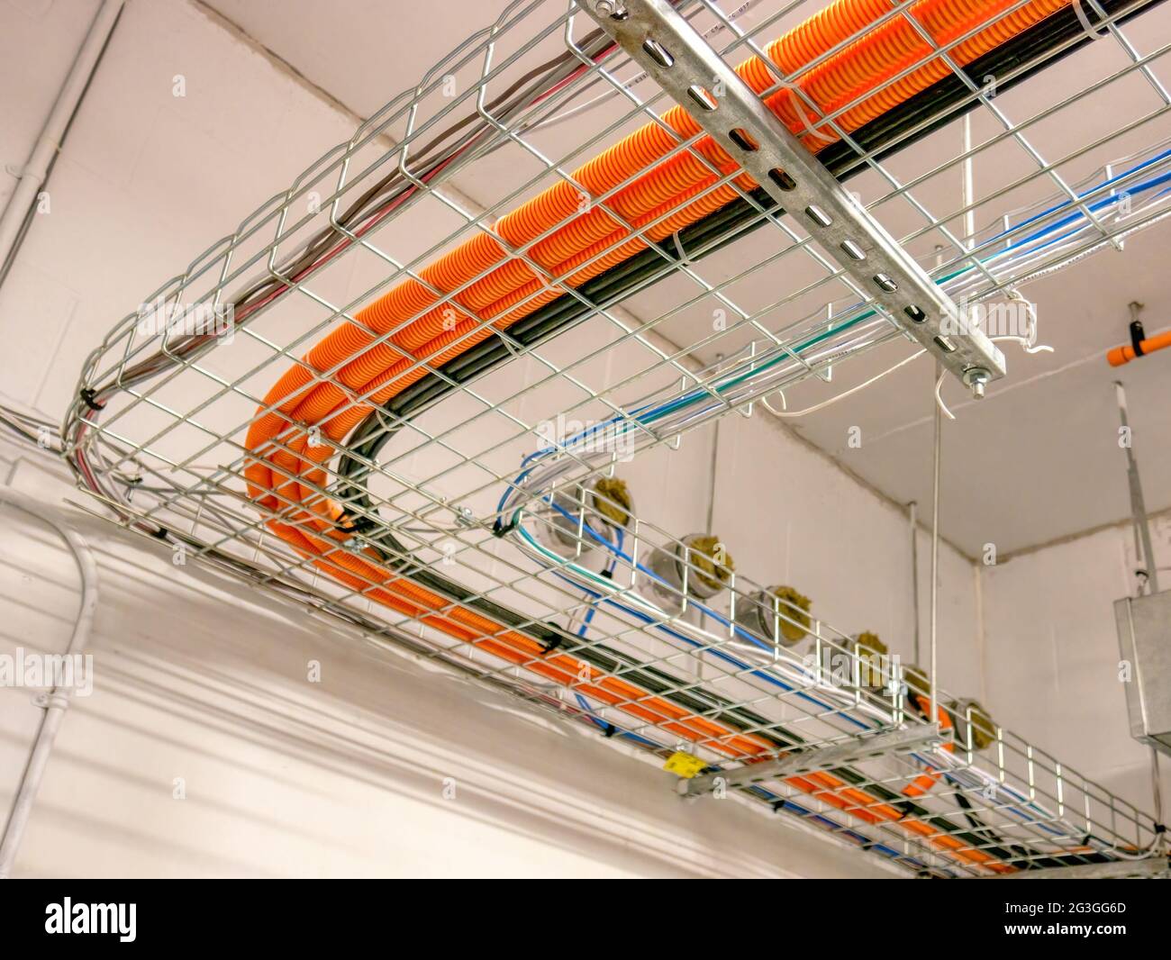 Metal cable pipes hi-res stock photography and images - Alamy