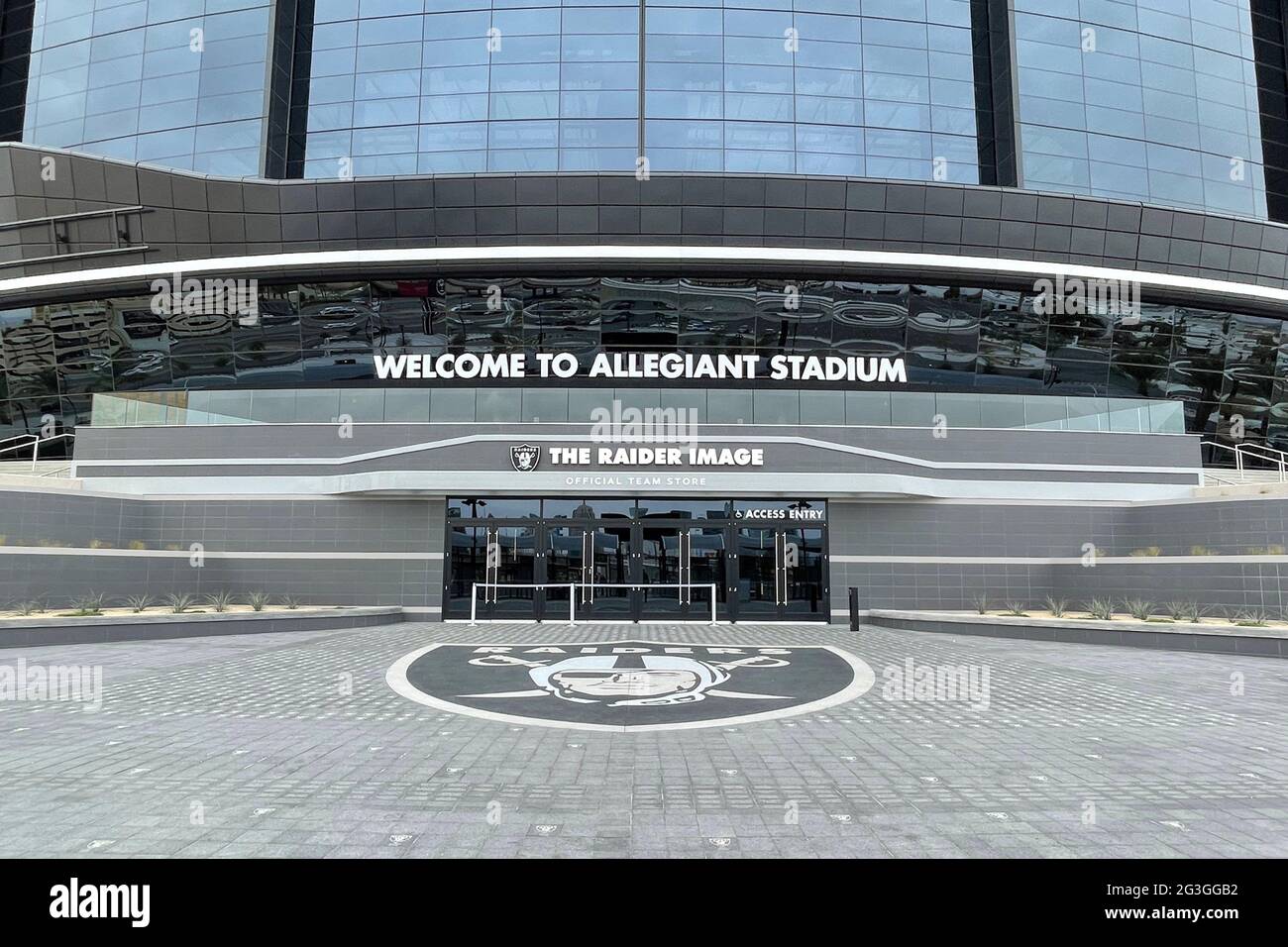 The Raider Image team store at Allegiant Stadium, Tuesday, March 9 ...