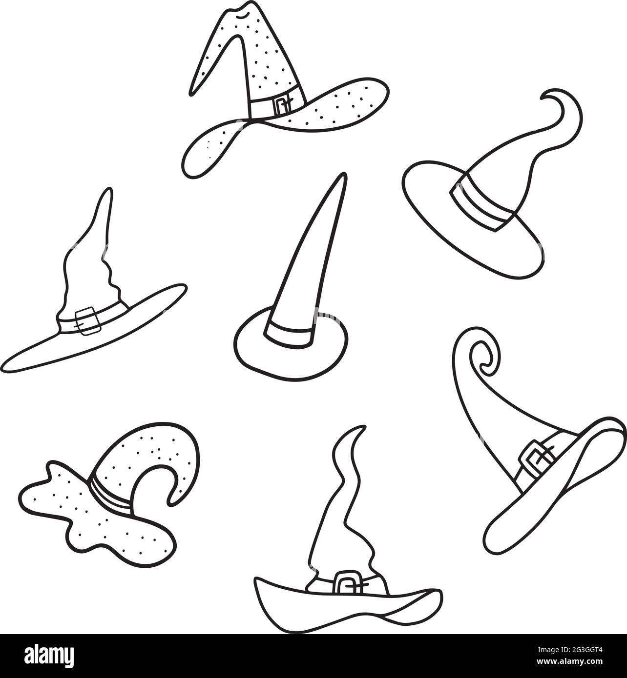 Wizard hats Stock Vector Images - Alamy