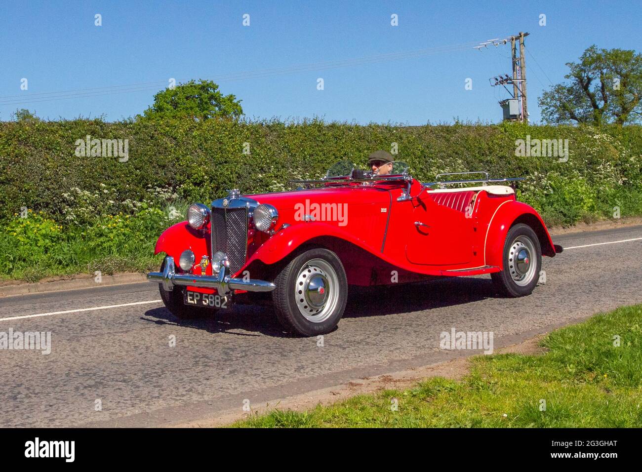 1950s Mg Convertible Car Classic High Resolution Stock Photography and ...