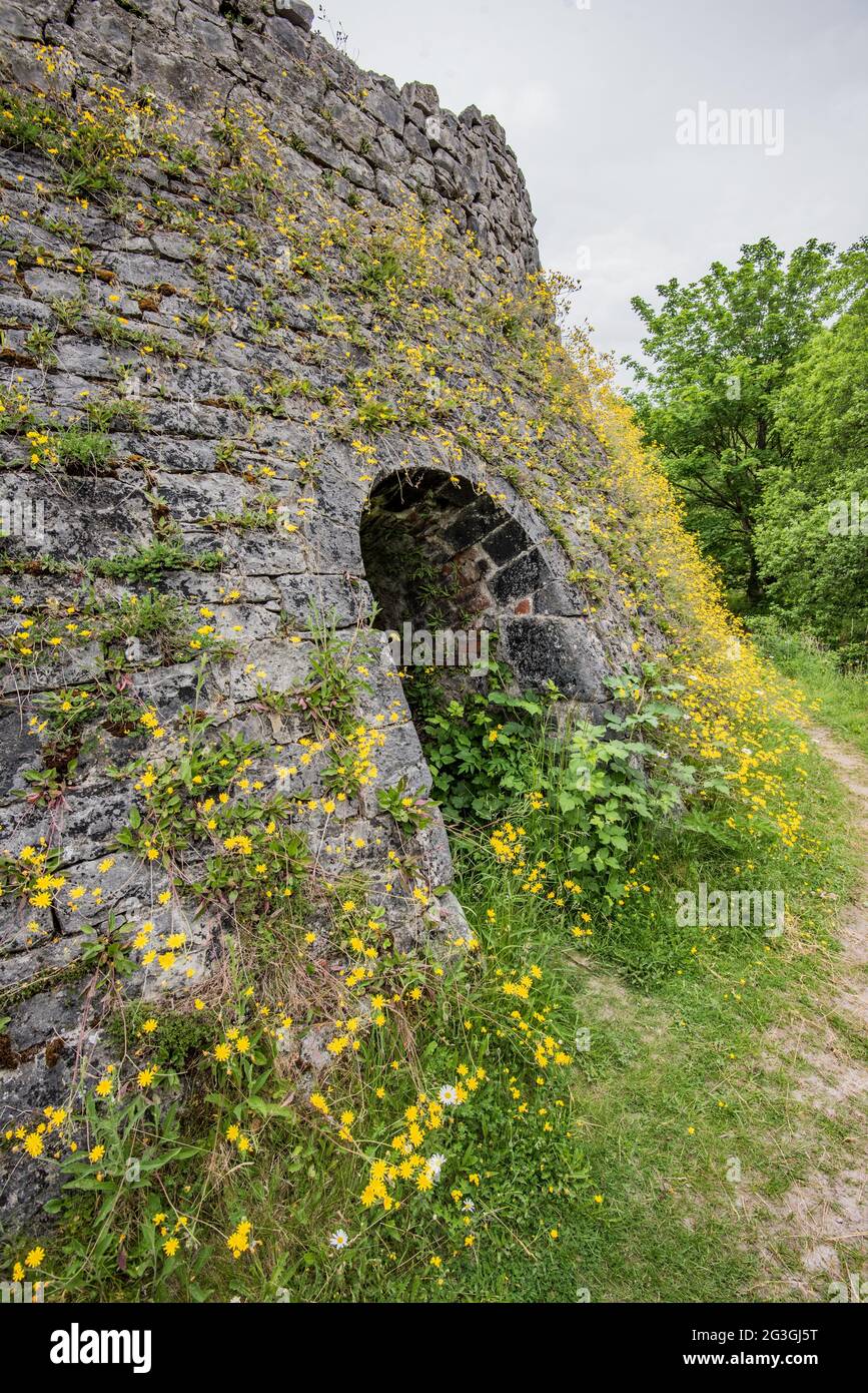 Hoffmann Kiln Langcliffe Stock Photo - Alamy