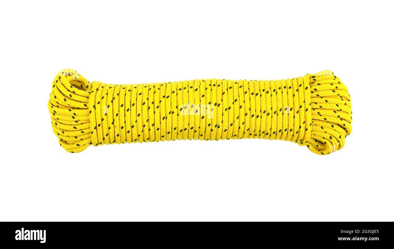 New rope isolated Stock Photo - Alamy