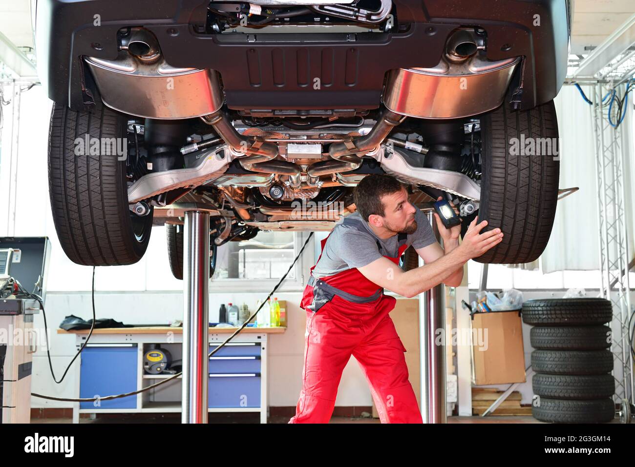 Vehicle safety inspection hi-res stock photography and images - Alamy