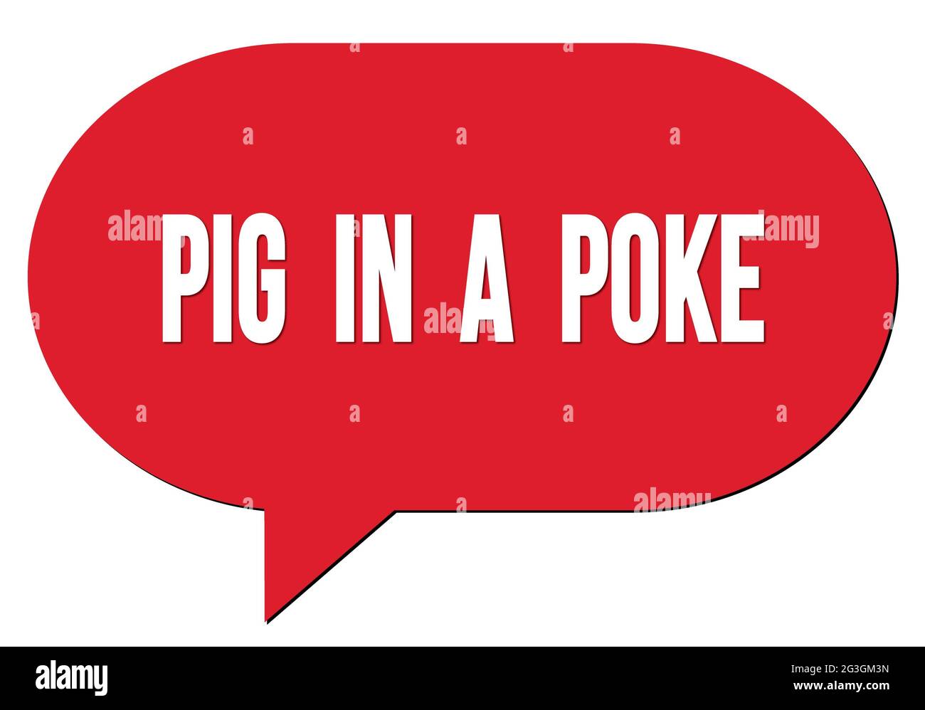 Pig in a poke word hi-res stock photography and images - Alamy