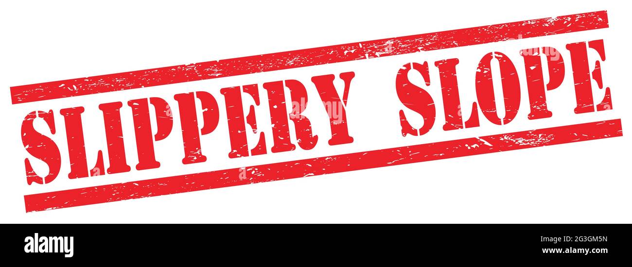 Slippery slope text hi-res stock photography and images - Alamy