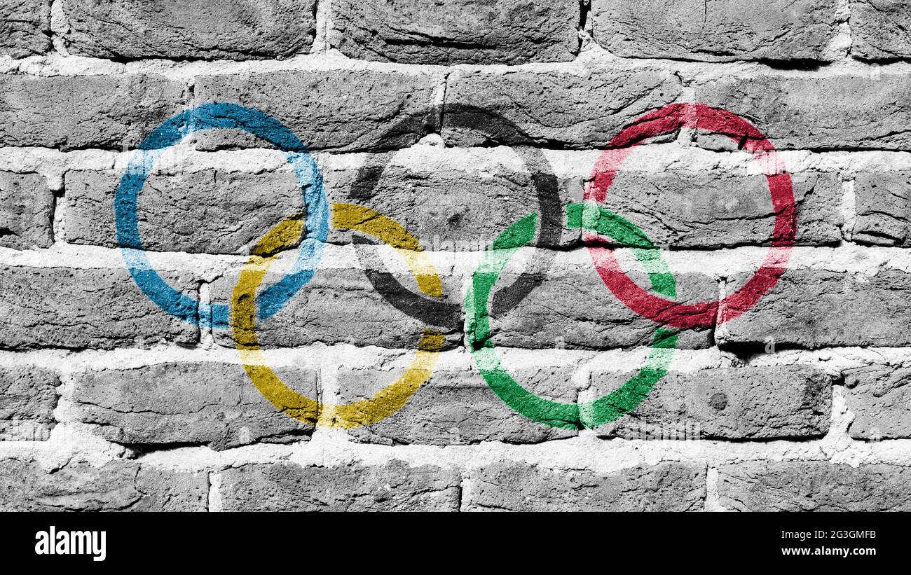 Olympic games texture hi-res stock photography and images - Alamy