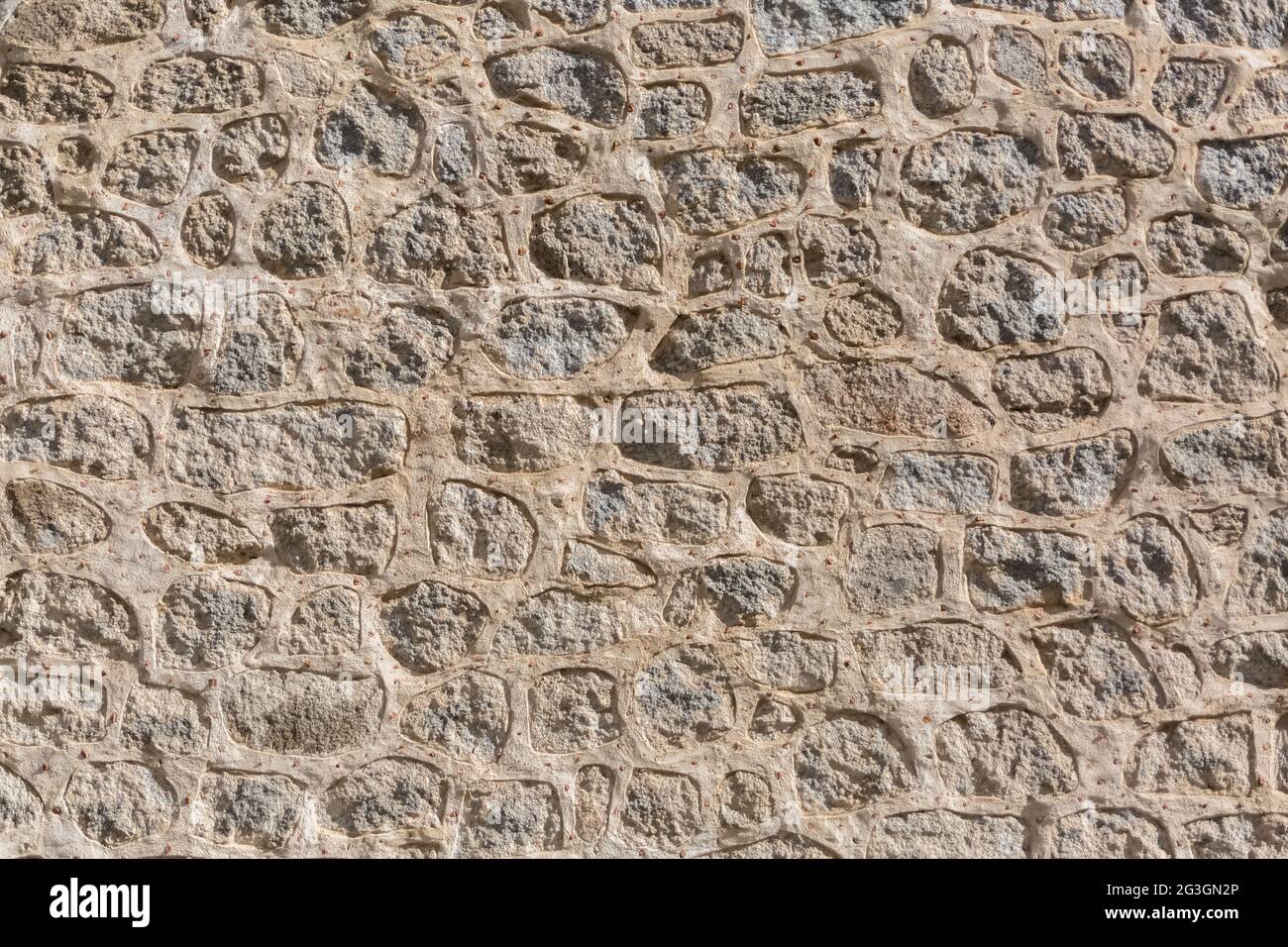 Architecture textures, detailed and rustic of paired masonry granite ...