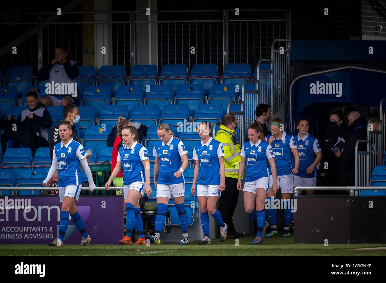 Solihull, England 28 March 2021. Barclays FA Women's Super League match ...