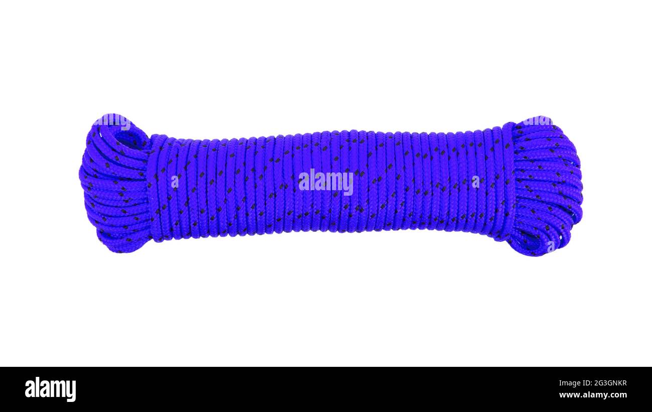 New rope isolated Stock Photo - Alamy