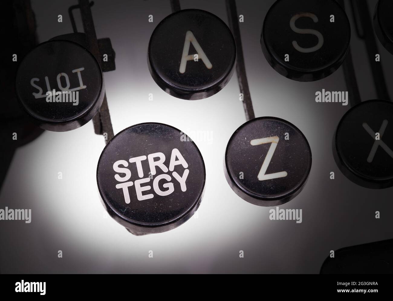 Typewriter with special buttons Stock Photo - Alamy