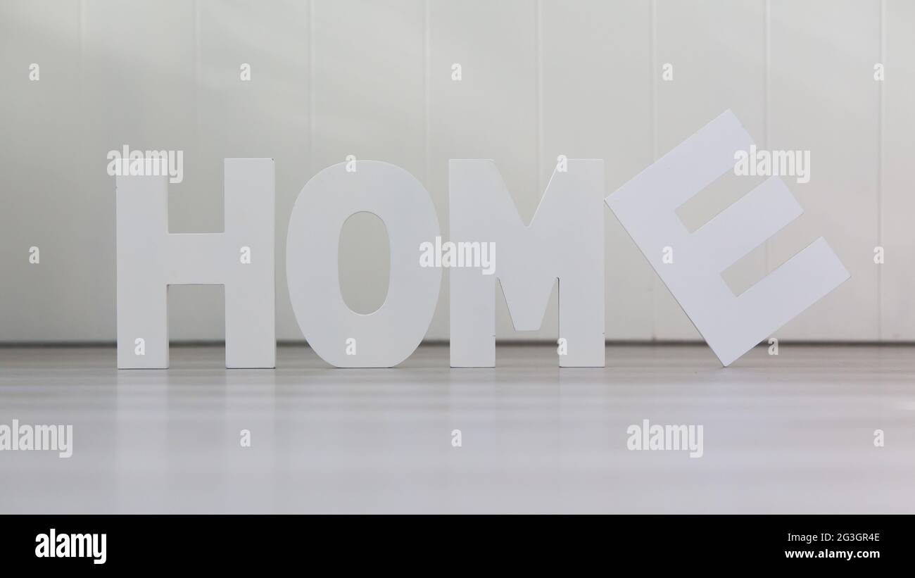 Four letters - Home Stock Photo - Alamy