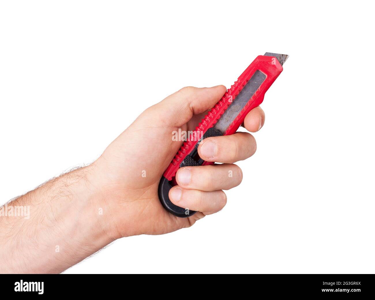 Utility knife isolated Stock Photo - Alamy