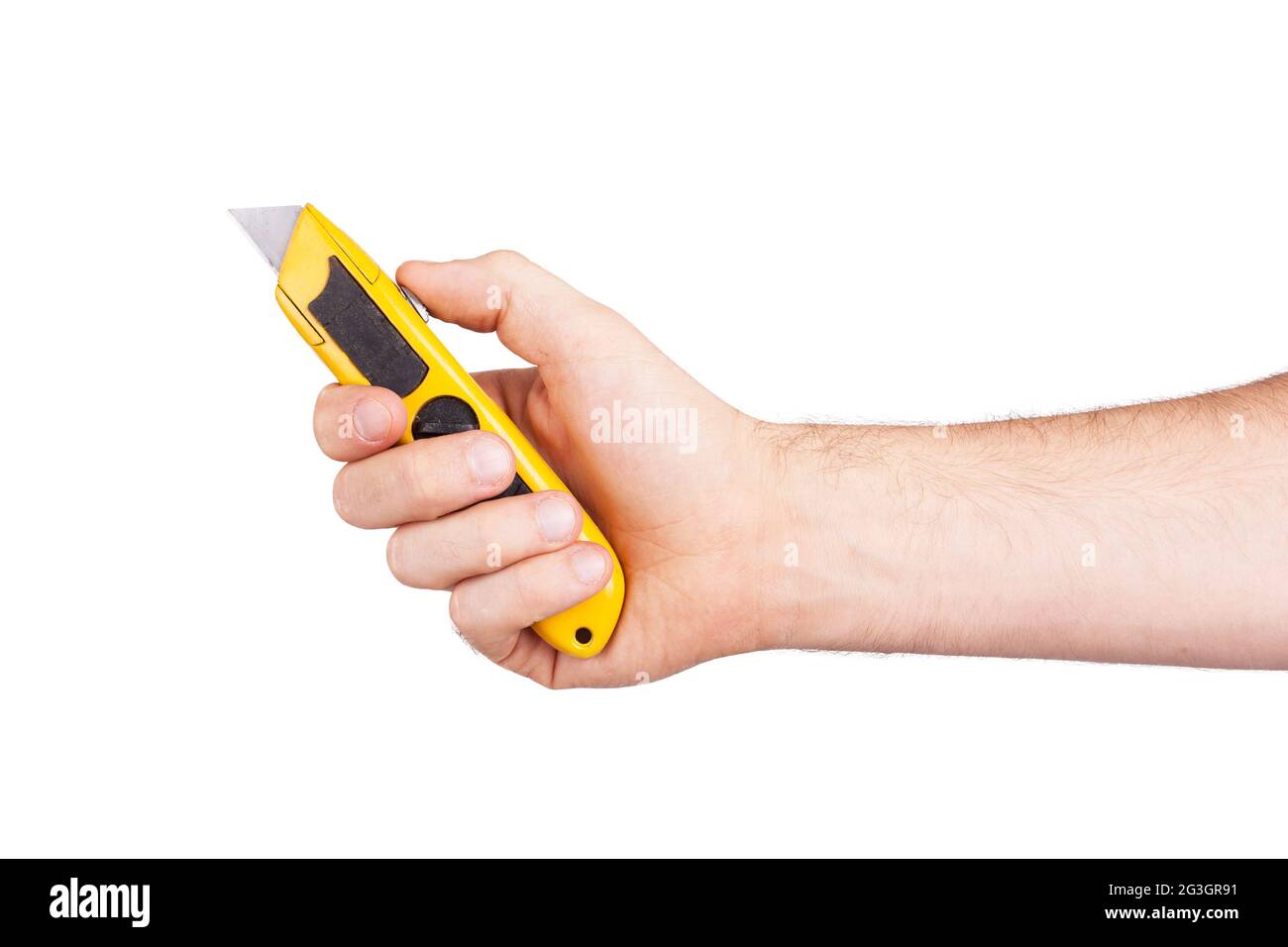 Utility knife isolated Stock Photo - Alamy