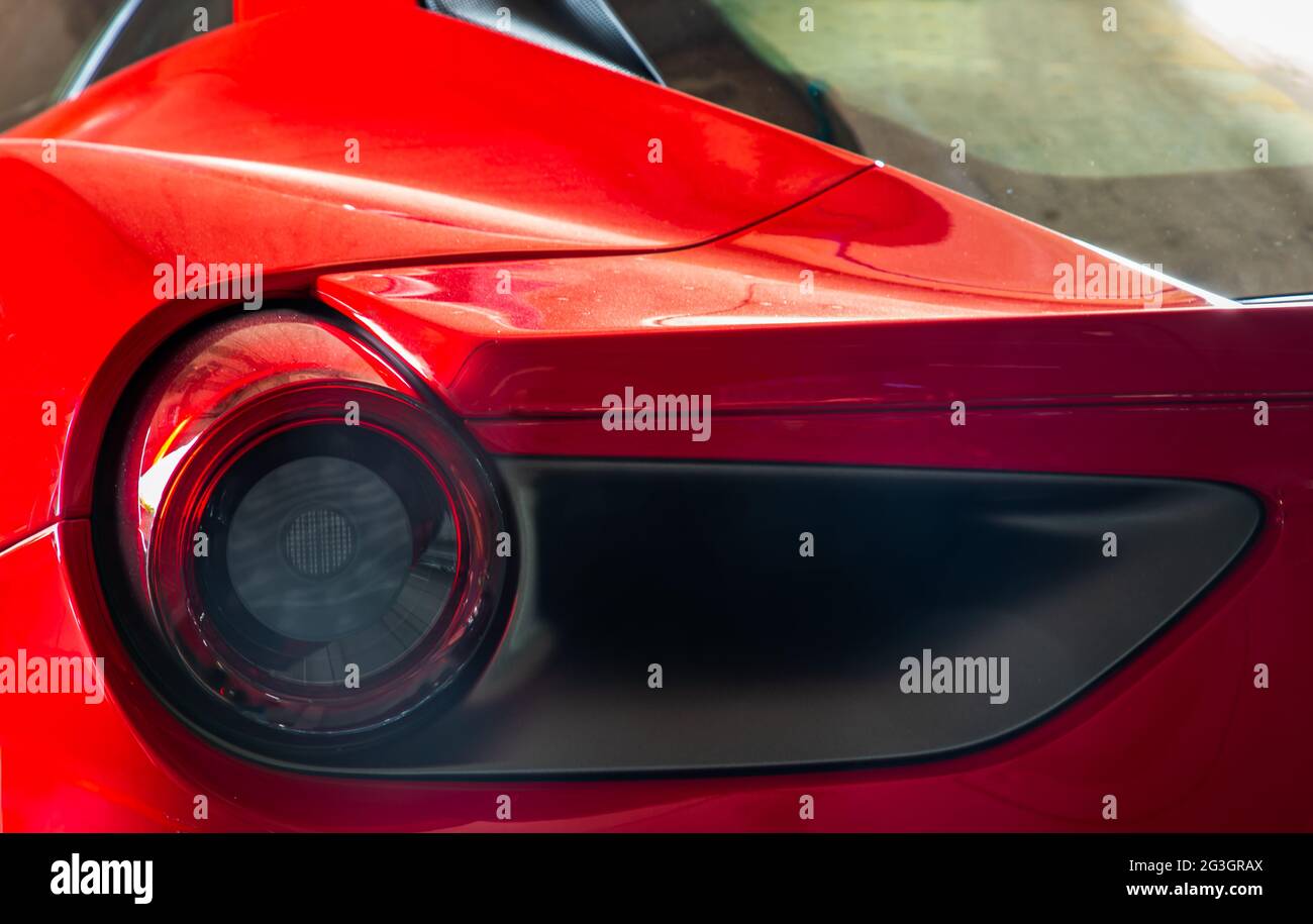 Supercar tail lights detail hi-res stock photography and images - Alamy