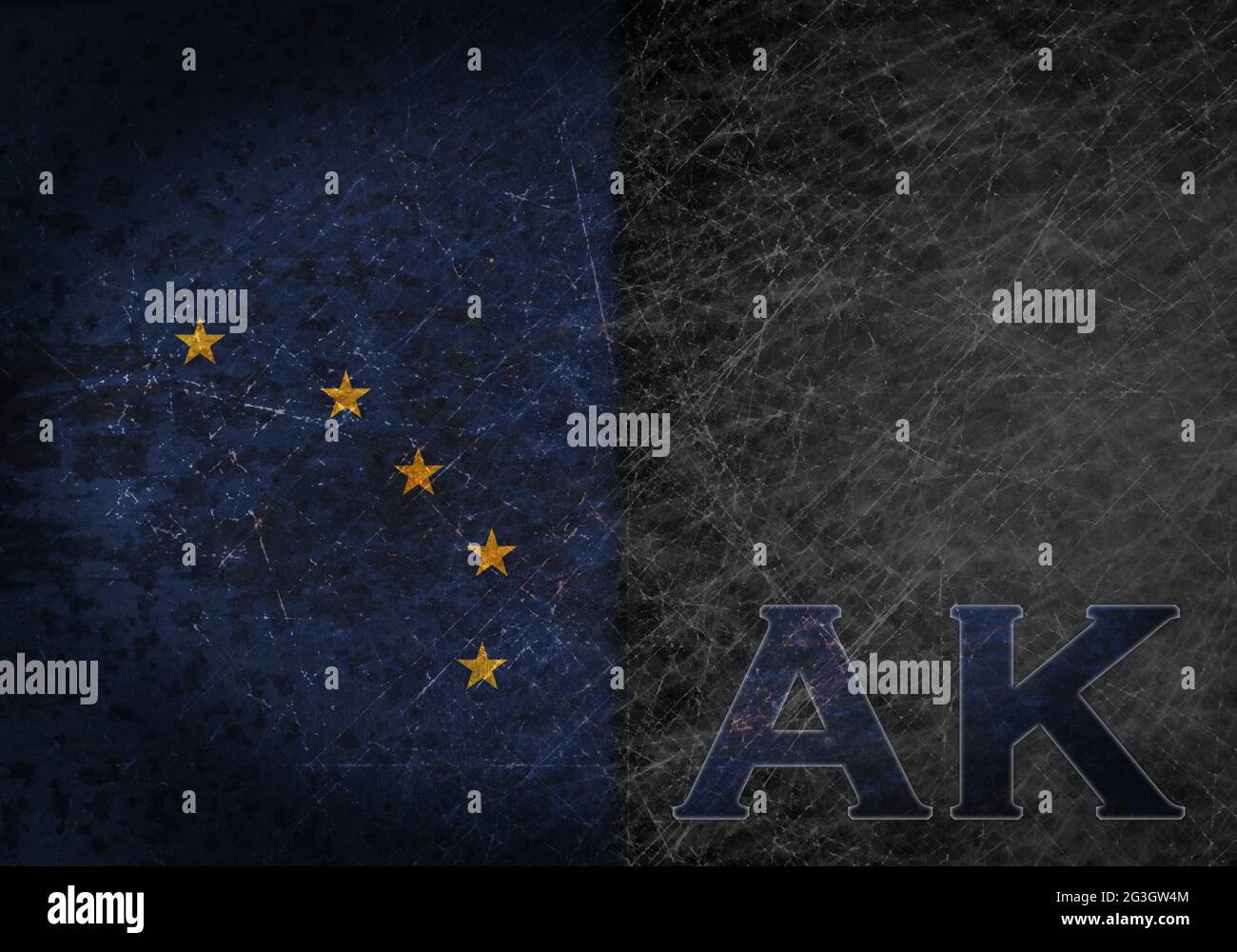 Alaskan state us flag hi-res stock photography and images - Alamy