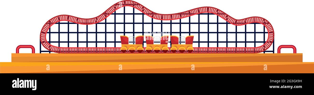 roller coaster design Stock Vector Image & Art - Alamy