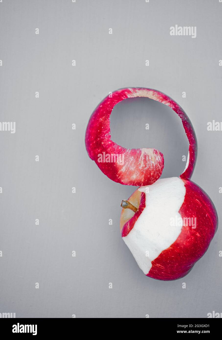 Partly Peeled Apple High Resolution Stock Photography and Images - Alamy