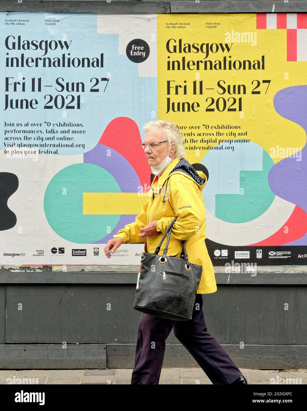 Glasgow, Scotland, UK, 16TH June, 2021. Glasgow International art ...