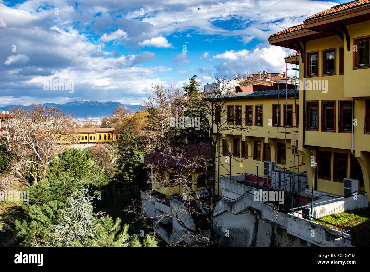 A high quality, panoramic photo of a scenery that captures the ...