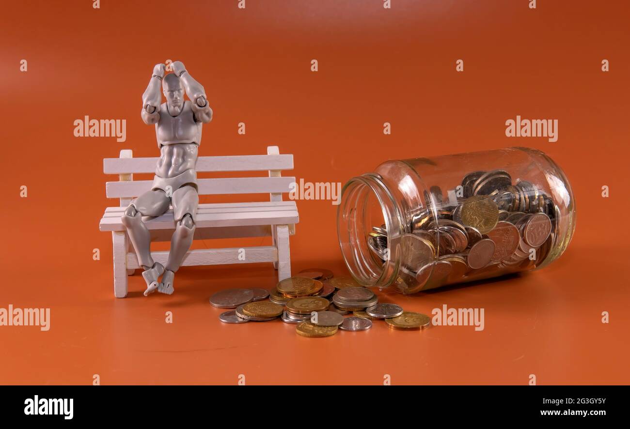 Financial Problem Concept.People having financial problem. Selective ...